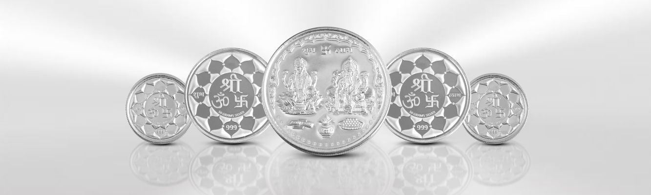 Buy 999 Pure Silver Coins at Best Price in India | GLANZ – GLANZ JEWELZ